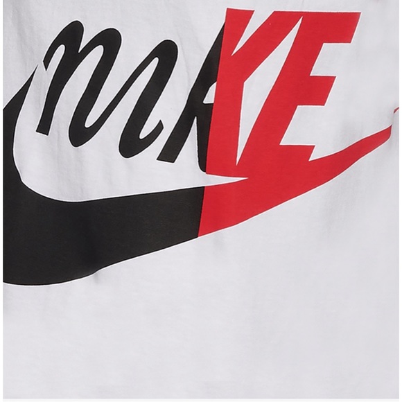 Nike | Shirts & Tops | Nike Split Logo Youth Tshirt Nwt | Poshmark